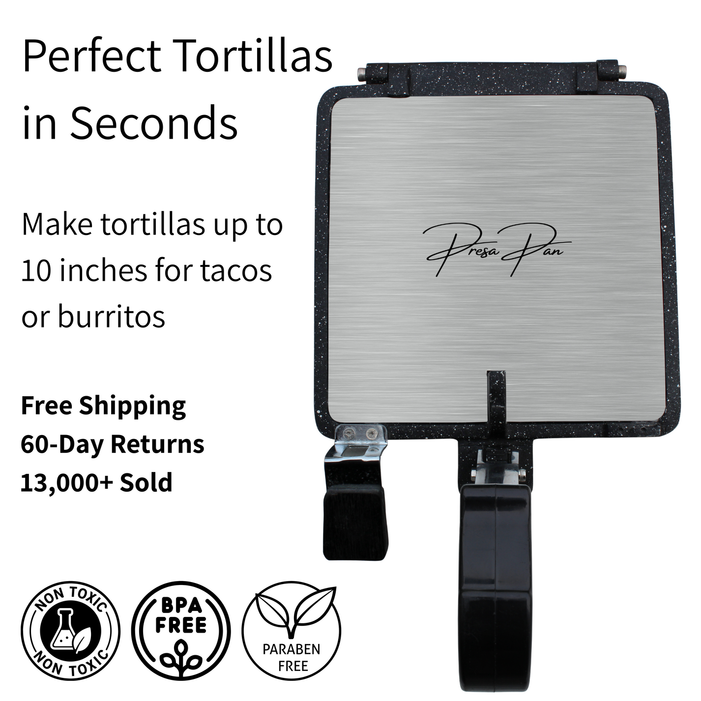 Presa Pan | 2-in-1 Tortilla Press and Comal